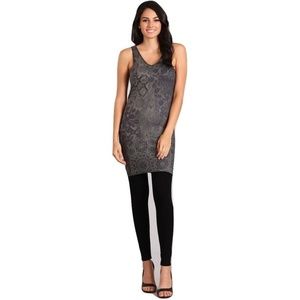 M. Rena | Dresses | M Rena Gorgeous Prints Reversible Bodycon Tank ...